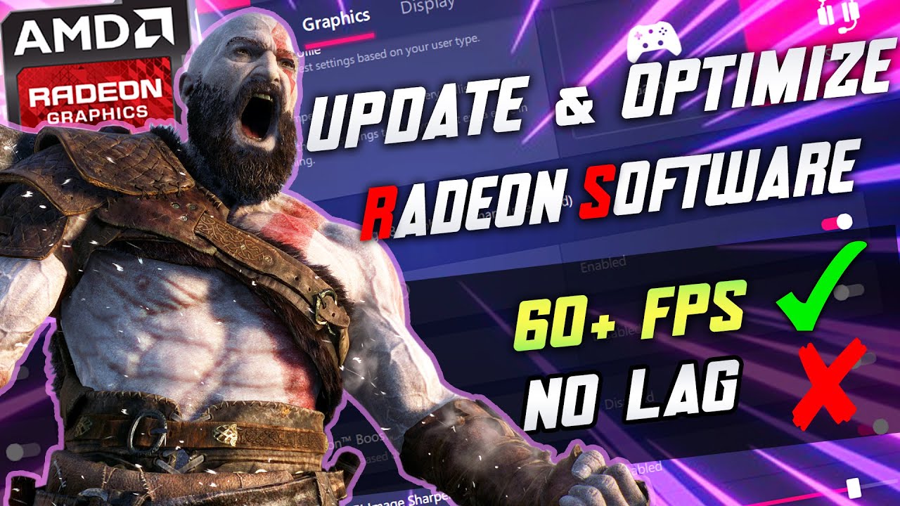 🔧Update & Optimize AMD RADEON Driver Settings For Gaming 2022 |AMD ...