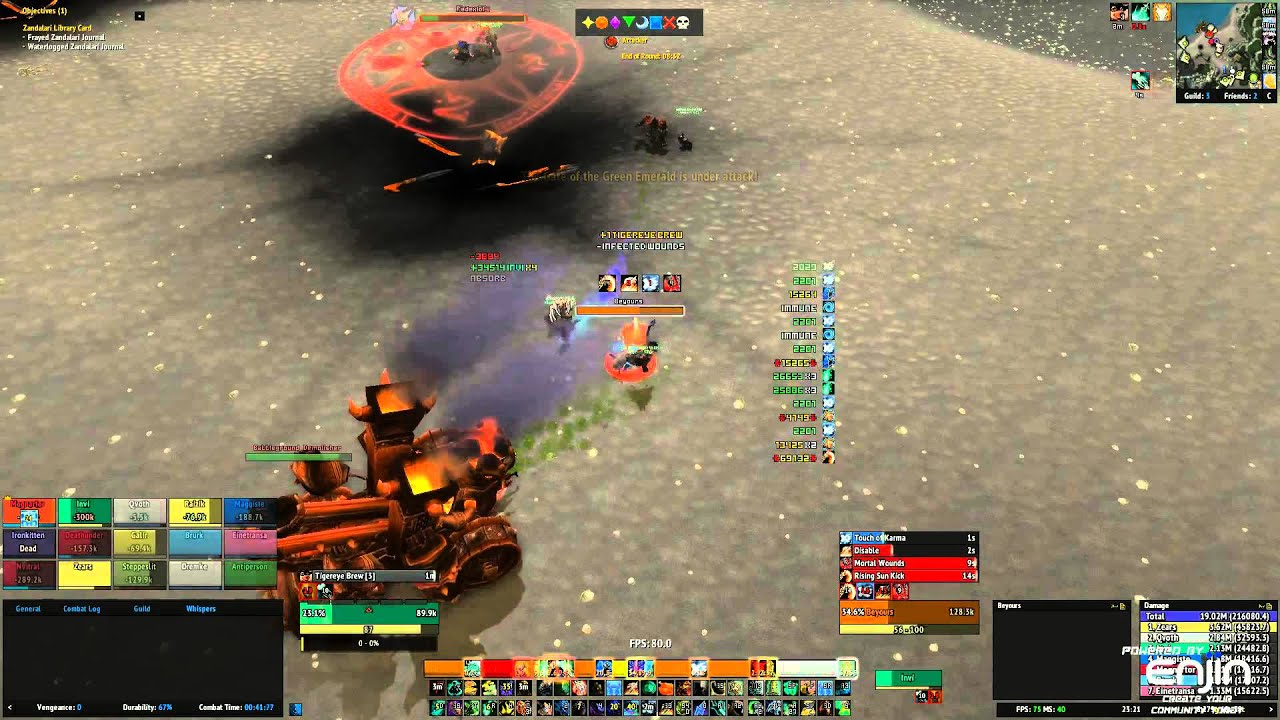 Monk vs Druid - YouTube