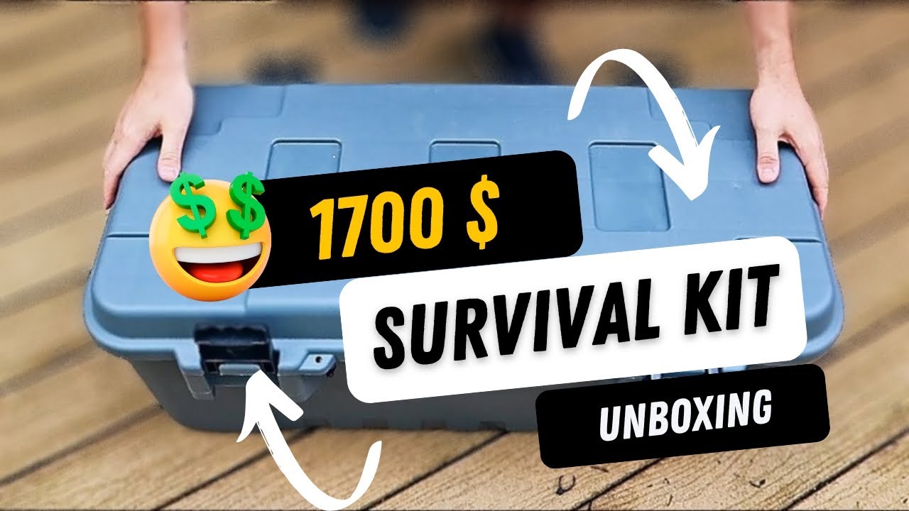 1700 $ survival kits - unboxing - YouTube