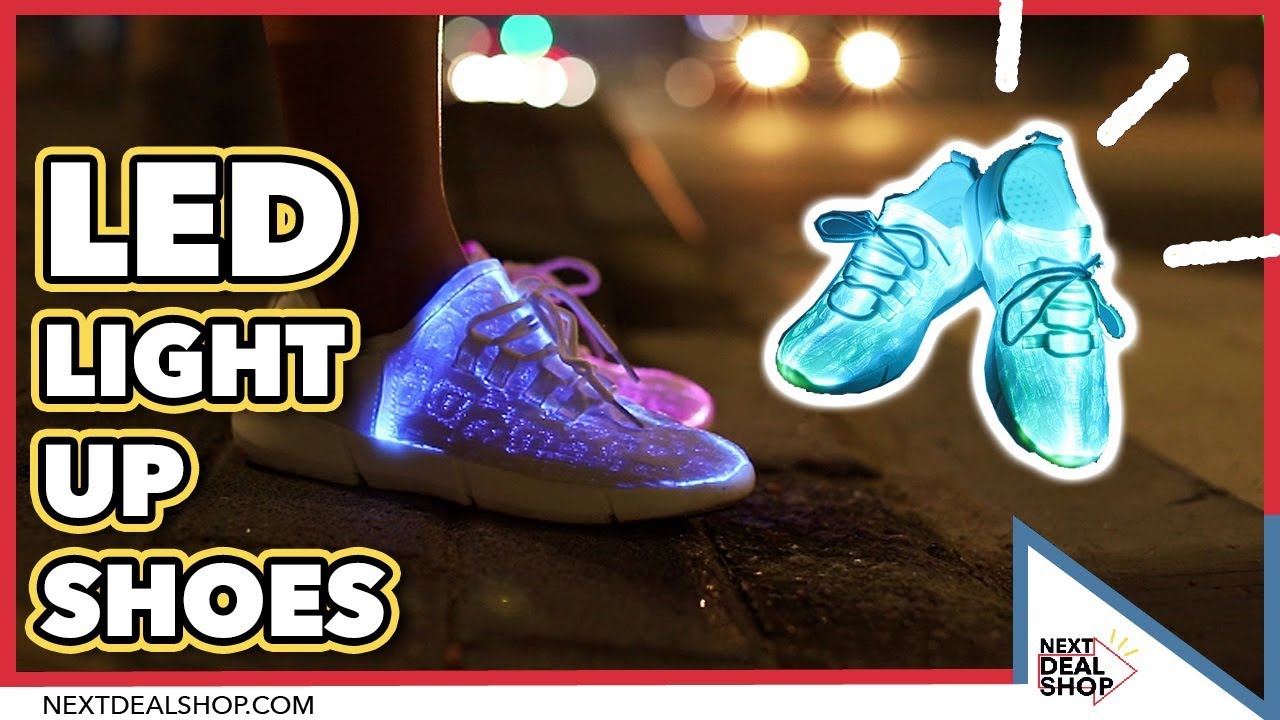 Show Off Your Dance Moves! - Light Up LED Shoes - Next Deal Shop - YouTube