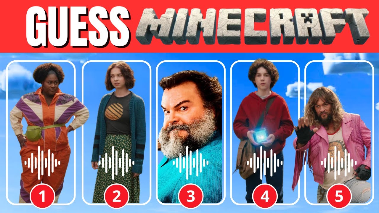 Guess Minecraft Movie Characters by Their Voice & Emojis ~ Minecraft ...