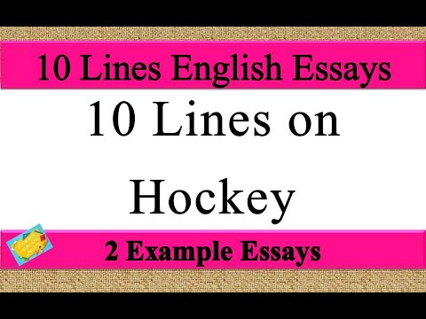 10 Lines on Hockey in English | Hockey 10 Lines Essay | 10 lines Speech ...