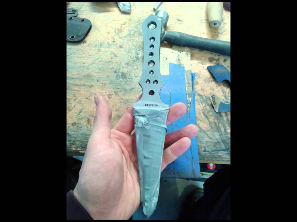 How to make a Dagger knife tutorial by Krypteia Knives - YouTube