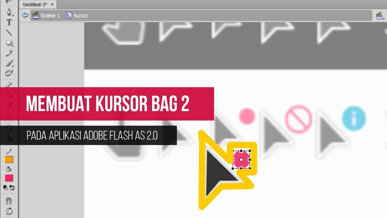 Membuat Kursor Animasi untuk Media Interaktif pada Aplikasi Adobe Flash ...