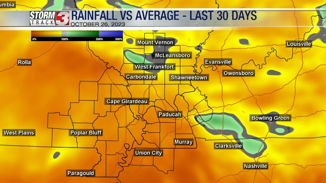 Rainfall vs Average in the Last 30 Days for the Region - YouTube