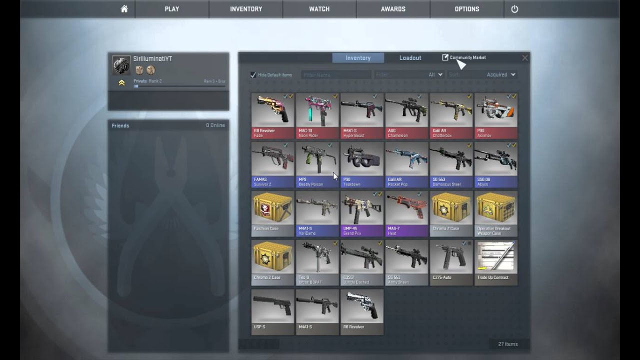 MY CS:GO Inventory Is Live - YouTube