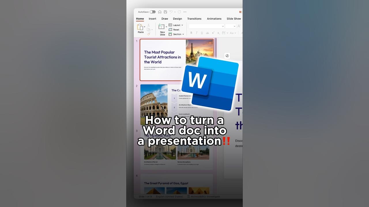 The EASIEST Way To Create a Presentation! - YouTube