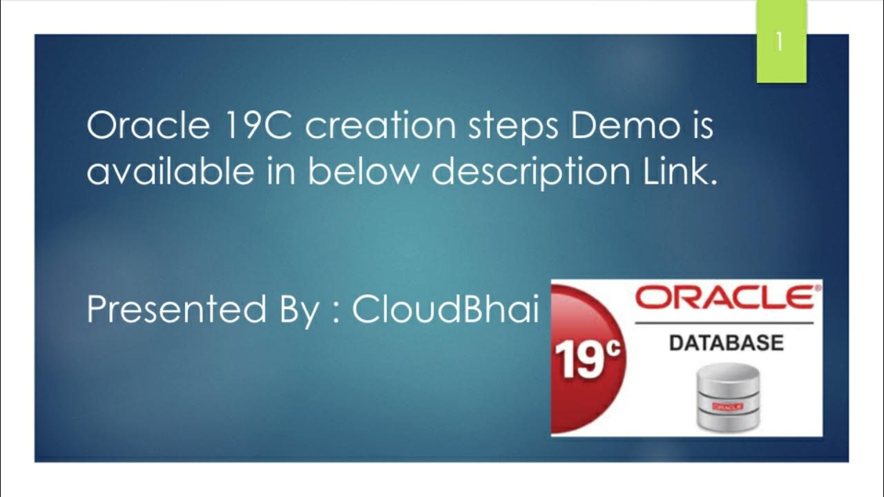 How to Set up Oracle DataGuard 19c in OCI Cloud - YouTube