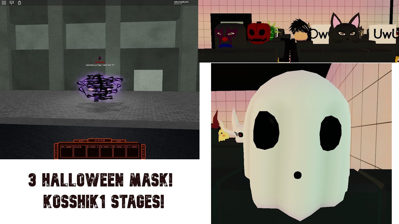 3 NEW HALLOWEEN MASK + KOSSHIK1 STAGES & T ANIMATION | RO-GHOUL ...