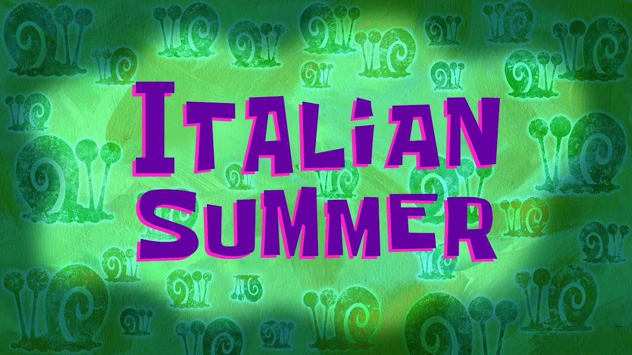 SpongeBob Music: Italian Summer - YouTube
