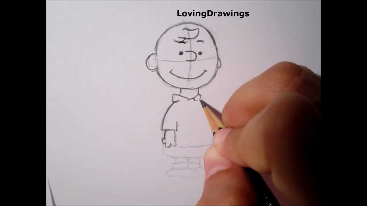 Learn to draw Charlie Brown - YouTube