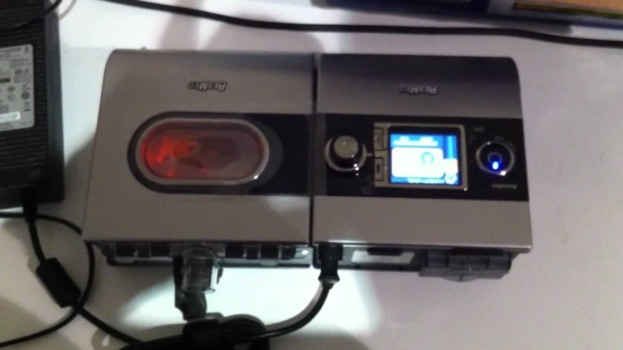 Operating sound of a leading brand CPAP machine - YouTube