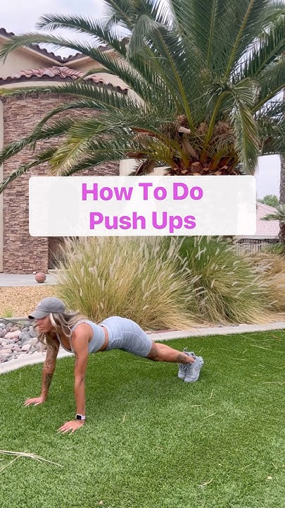 How To Do Push Ups Step By Step - YouTube