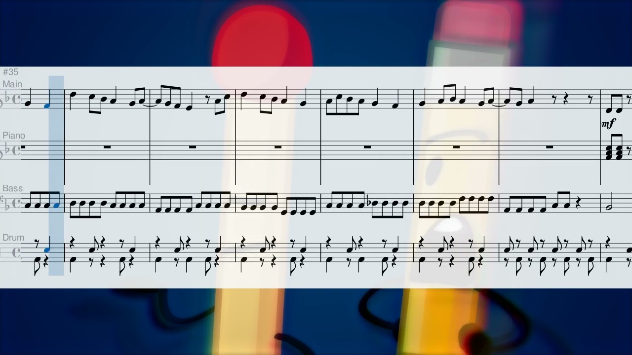 BFB OST: Places - Piano Arranged (w/ Drum) - YouTube