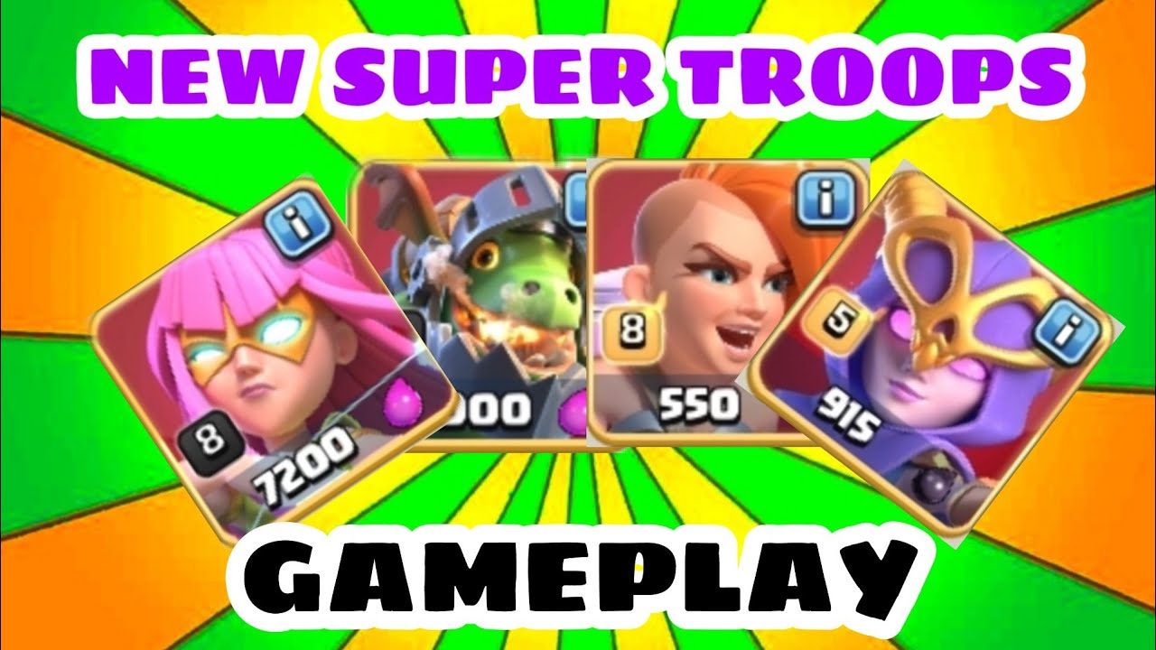 New Super Troops Gameplay | Coc | Gaming Life - YouTube