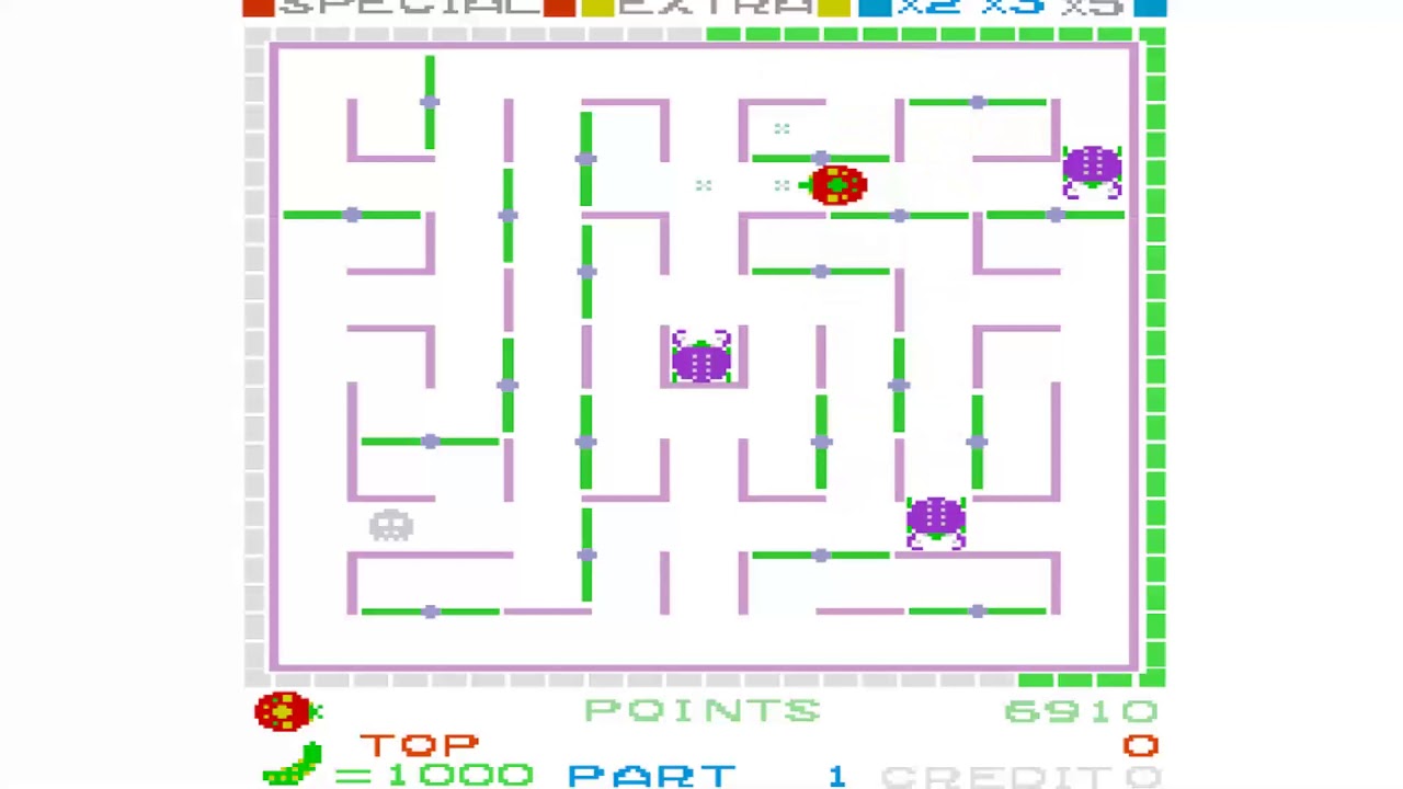 LADY BUG PACMAN ONLINE PAC MAN ELEMENTS FROM PLAYCLASSICGAMES NET PLAY ...