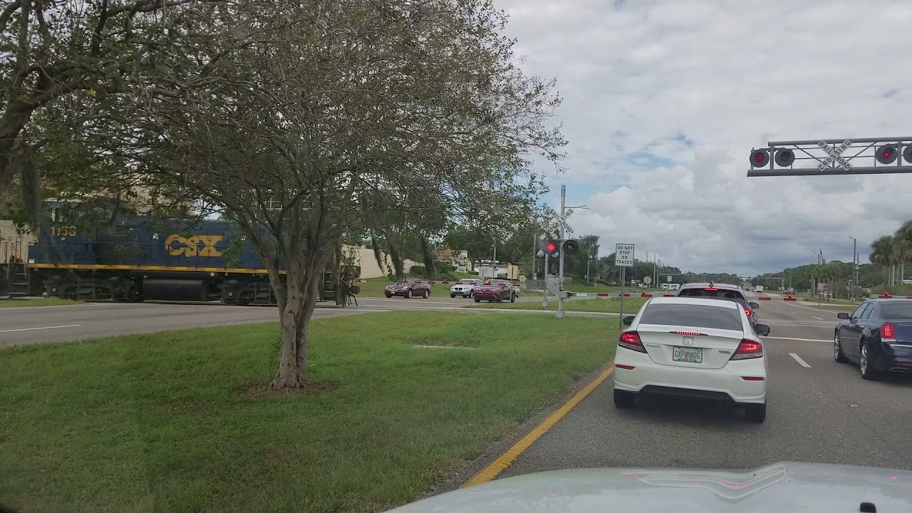 CSX train Clearwater Florida Nov 2018 - YouTube