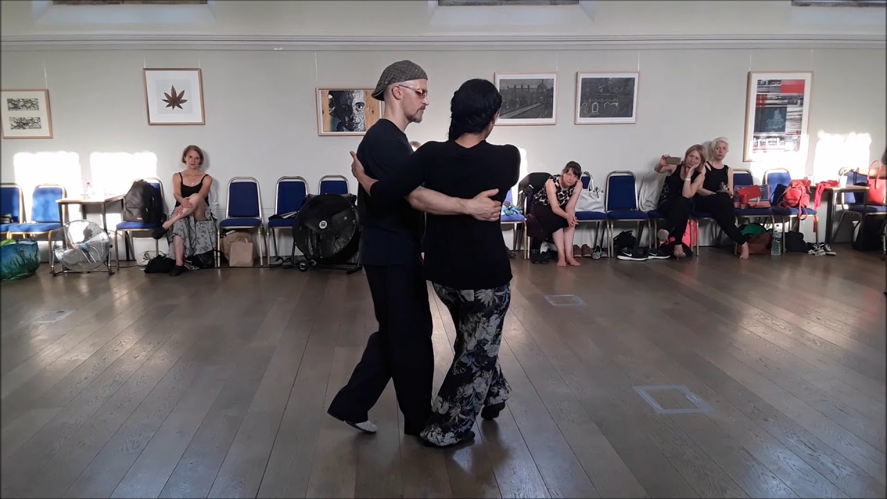 Tango Lesson: Leg Wraps into Colgada Turns - YouTube