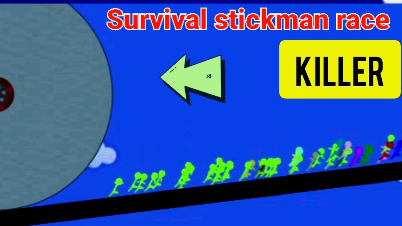 Servival Stickman Race - Run from Roller Poster. - YouTube