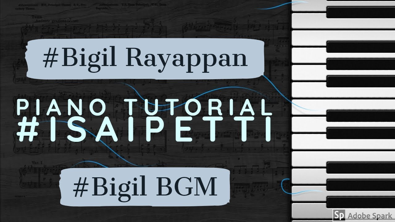 Bigil Rayappan BGM | Piano Tutorial | Isai Petti - YouTube