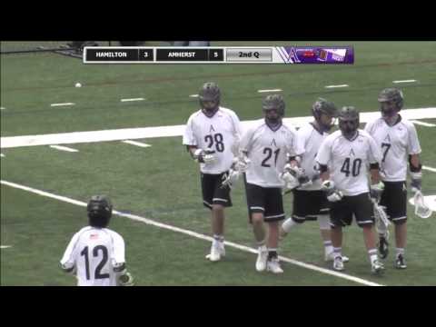 Amherst Men's Lacrosse Highlights vs  Hamilton (March 26, 2016)