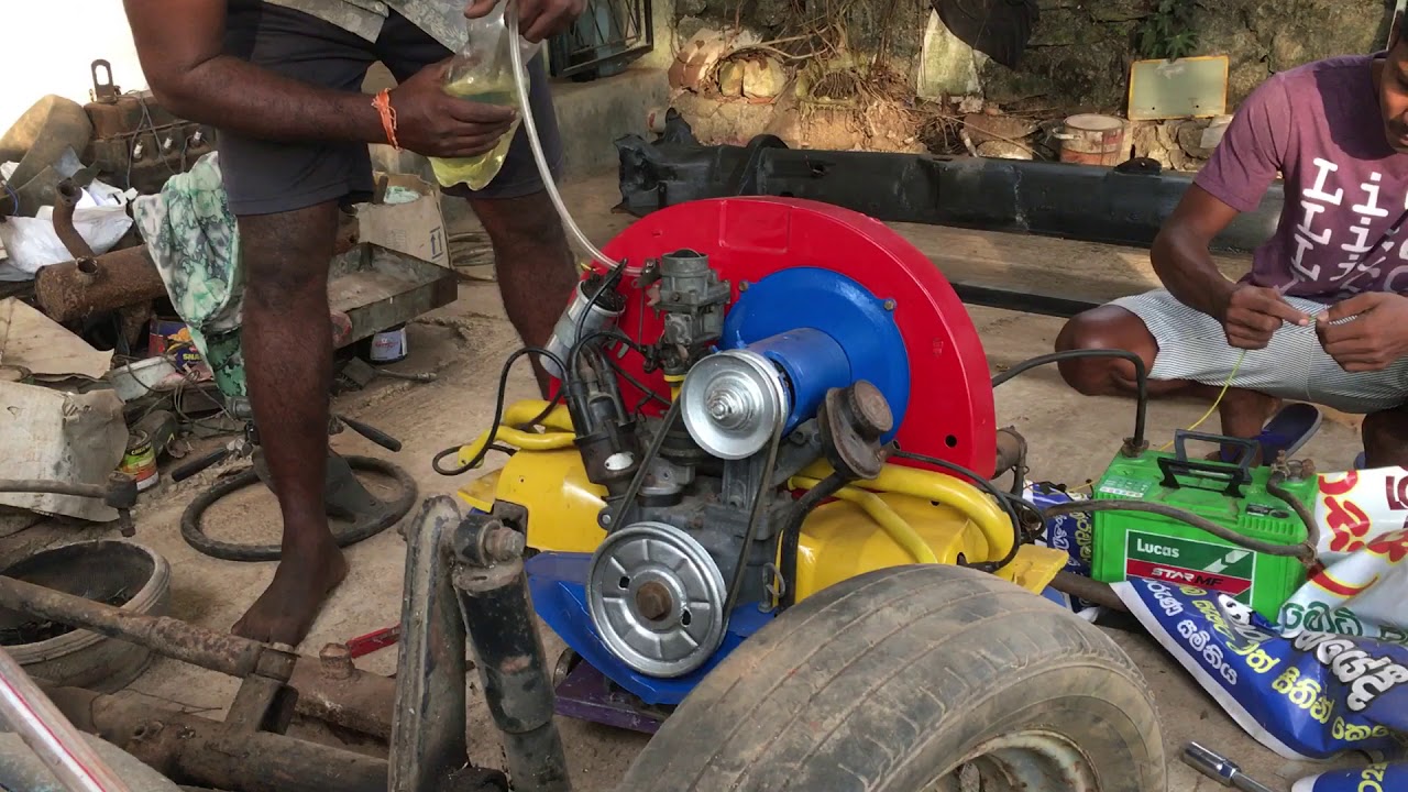 Volkswagen Beetle 1200cc Engine Startup - YouTube