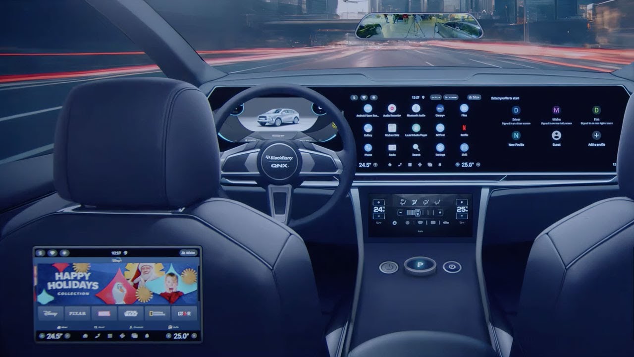 Stellantis, BlackBerry QNX, and AWS Launch Virtual Cockpit - YouTube