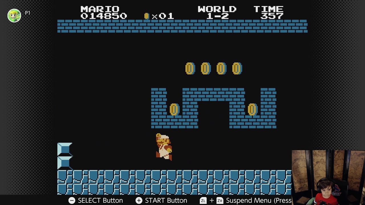 His First Gameplay Recording! Original Mario - Warp to World 2, 3, or 4 ...