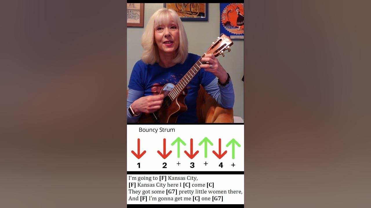 Kansas City 12 Bar Blues Ukulele - Learn Ukulele Strumming - YouTube