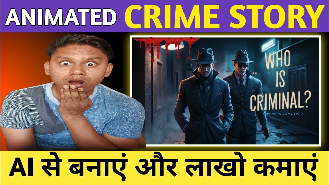 Create a faceless animated crime story channel using free ai tools in ...