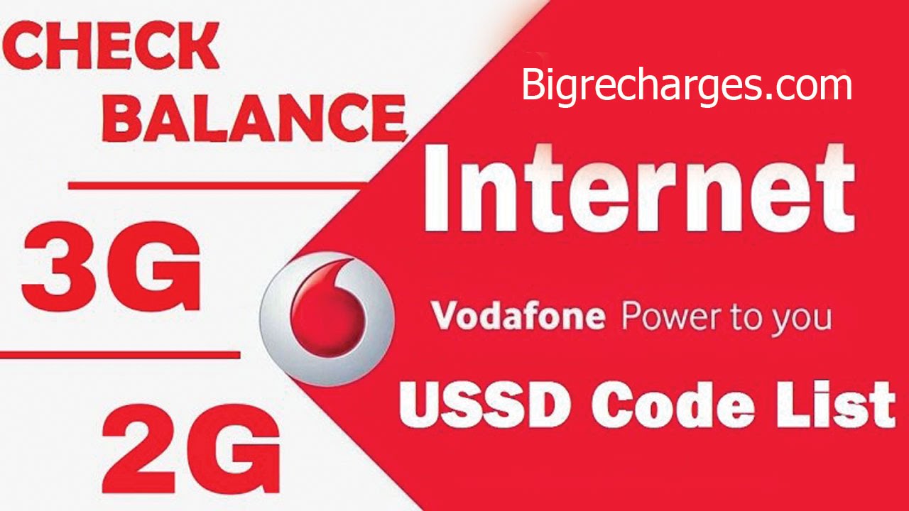 Vodafone USSD Codes for prepaid Users - YouTube