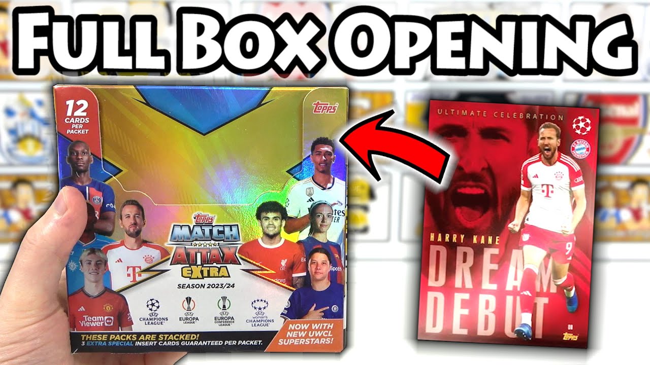 BOX OPENING | NEW MATCH ATTAX EXTRA 2023/24 Display Box Opening | Hero ...