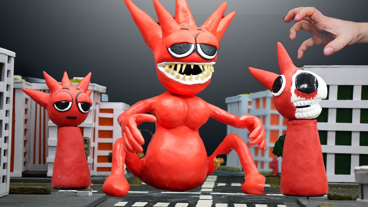 MAKING PREGANT RADDY THE RED SPRUNKI MIXED TREVOR HENDERSON - YouTube