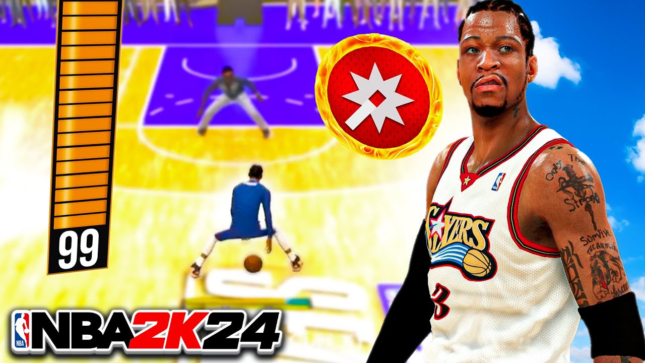THIS "PRIME" ALLEN IVERSON BUILD WITH 99 BALL HANDLE IS TAKING OVER NBA ...