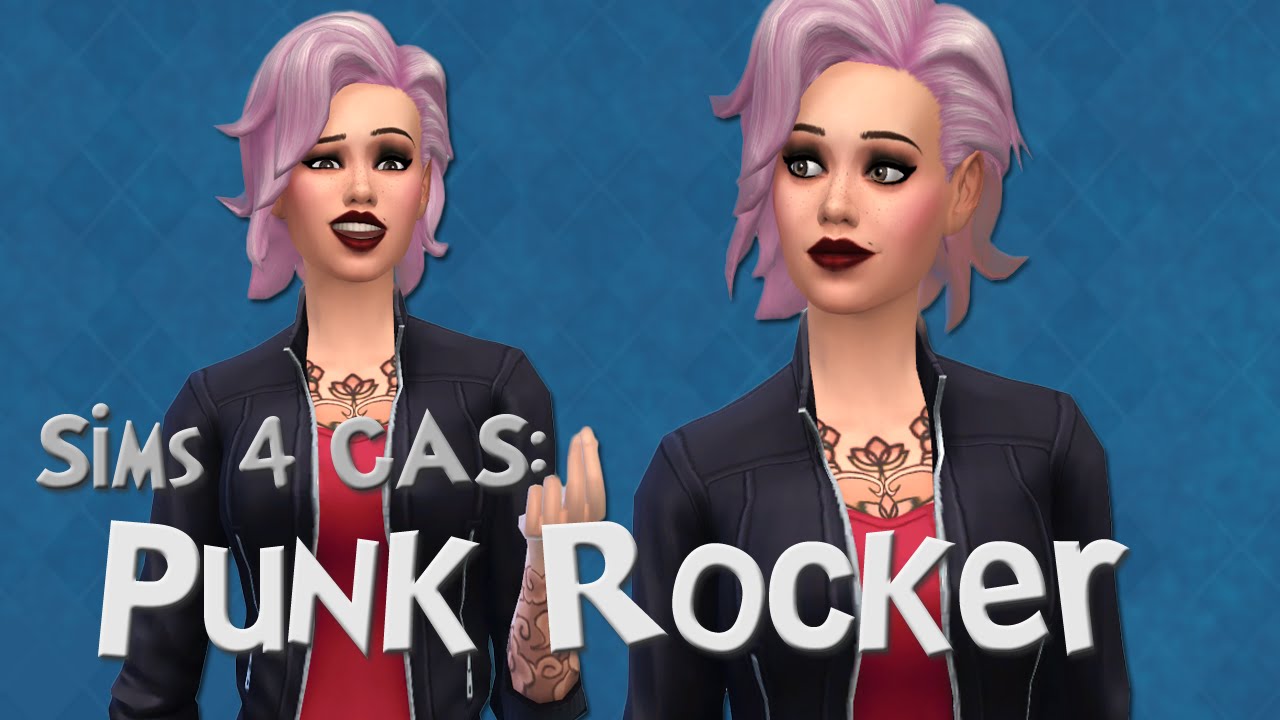 The Sims 4 Create-A-Sim: Punk Rocker! - YouTube