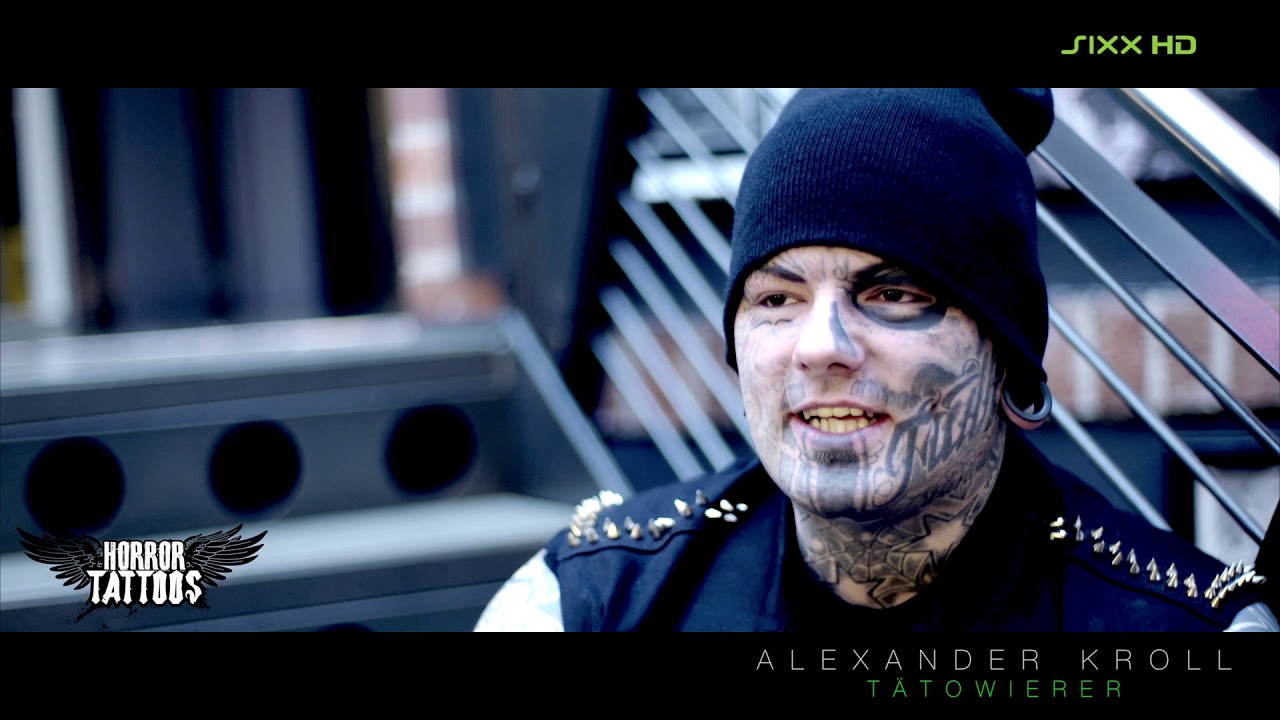 Horror Tattoos Tätowierer Alexander Kroll - YouTube