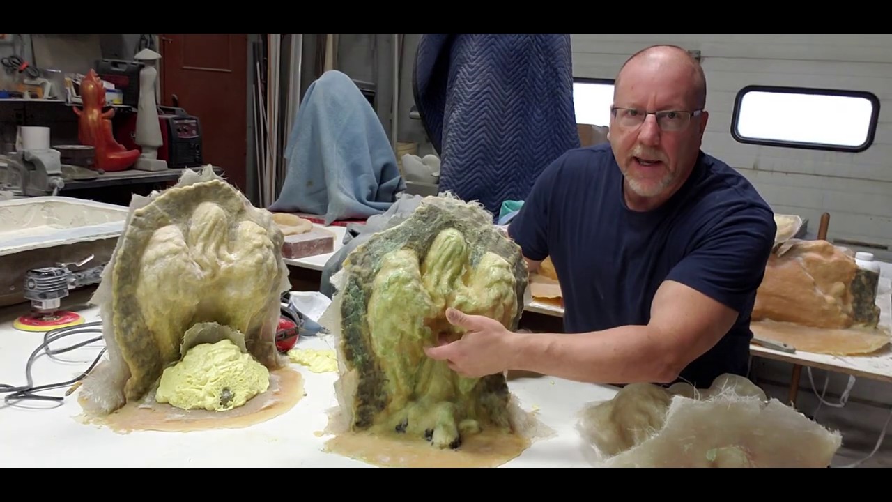 Fiberglass Friday /Making larger glass plugs/Bench mold reveal. - YouTube