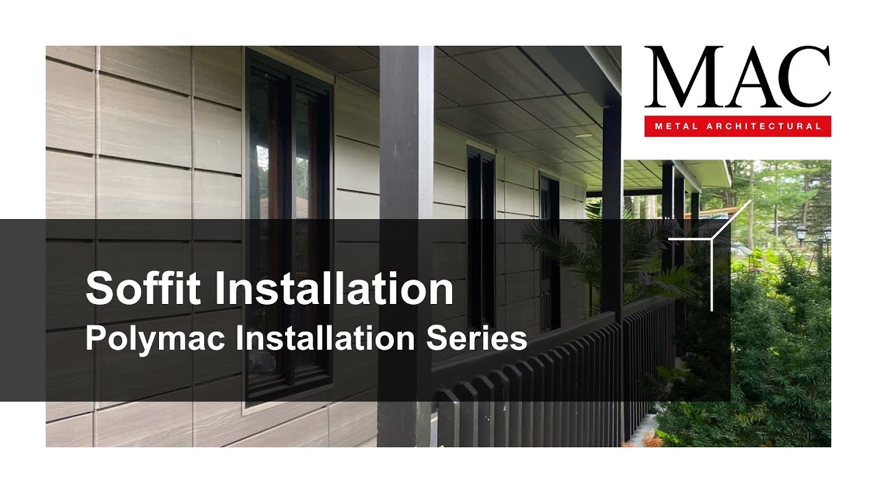 11. Soffit Installation | Polymac Installation Series - YouTube