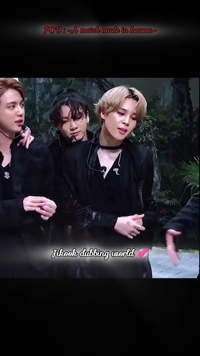 They are made for each other 💜 #jikook #kookmin #minkook #jimkook # ...