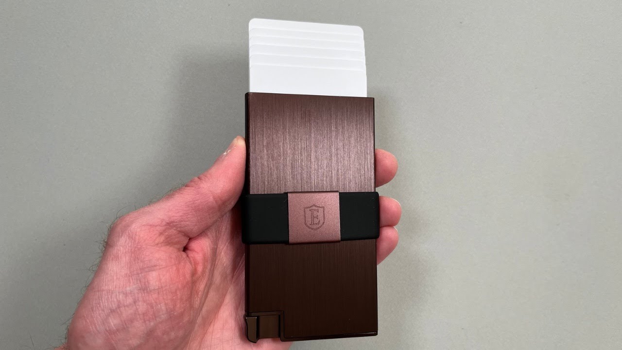 The Ekster Brushed Copper Wallet - YouTube
