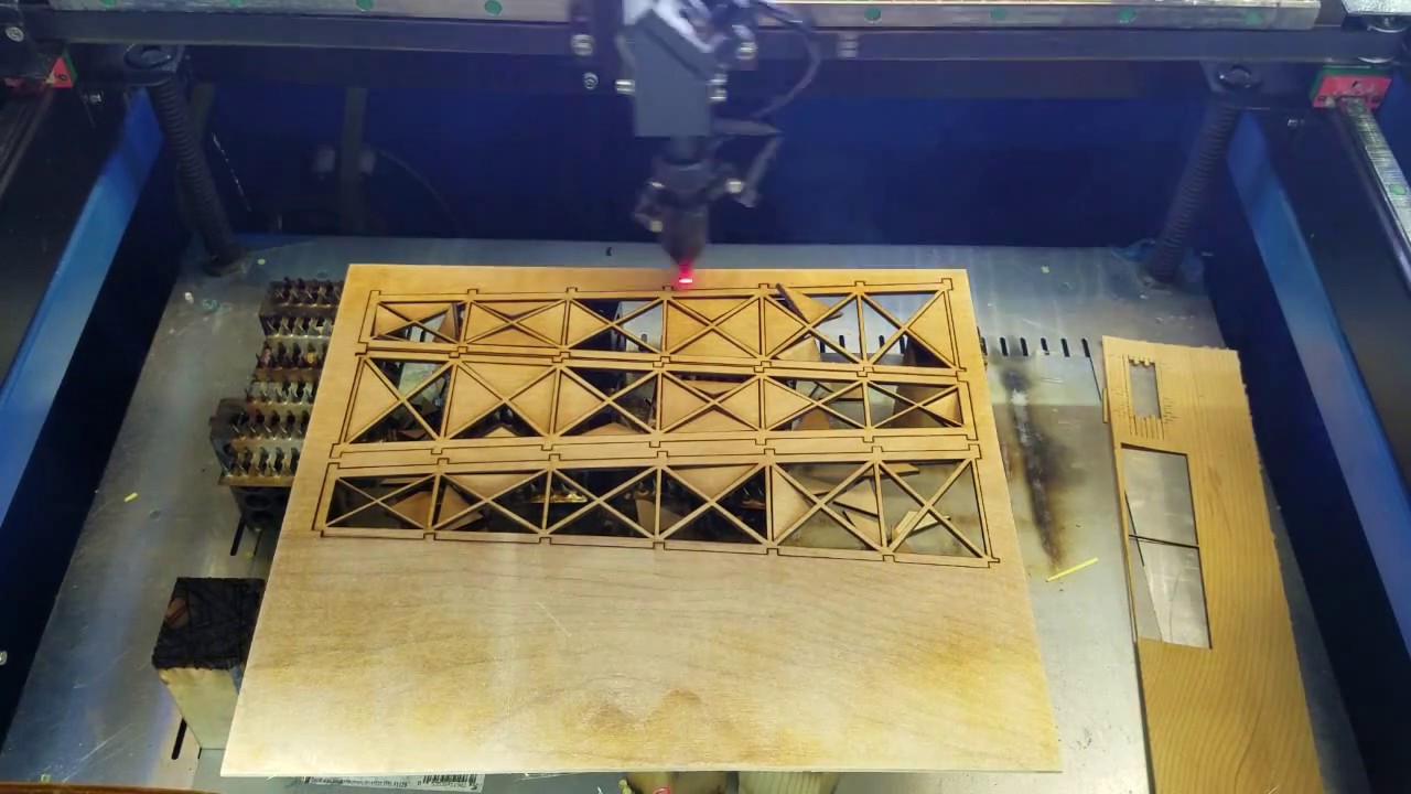 Laser Cut Radio Tower & Shed - YouTube