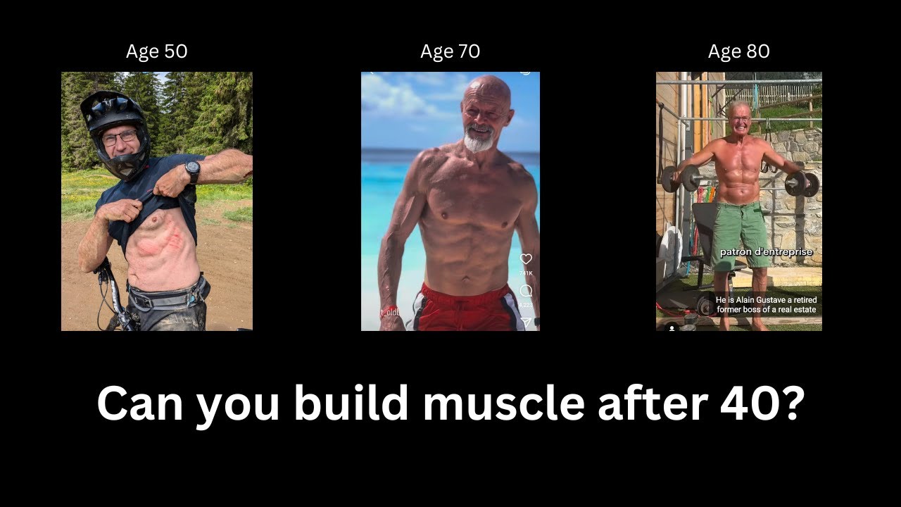 Can you build muscle after 40 - YouTube