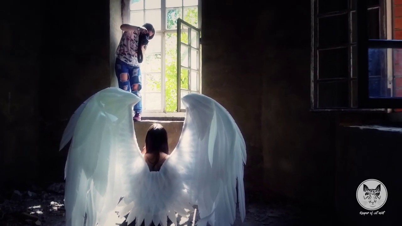 Angel Photoshoot - YouTube