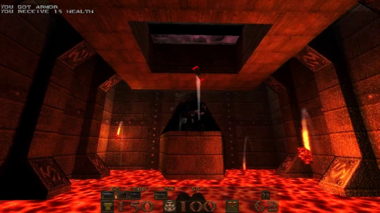 Quake E3 using real-time lighting (no commentary) - YouTube