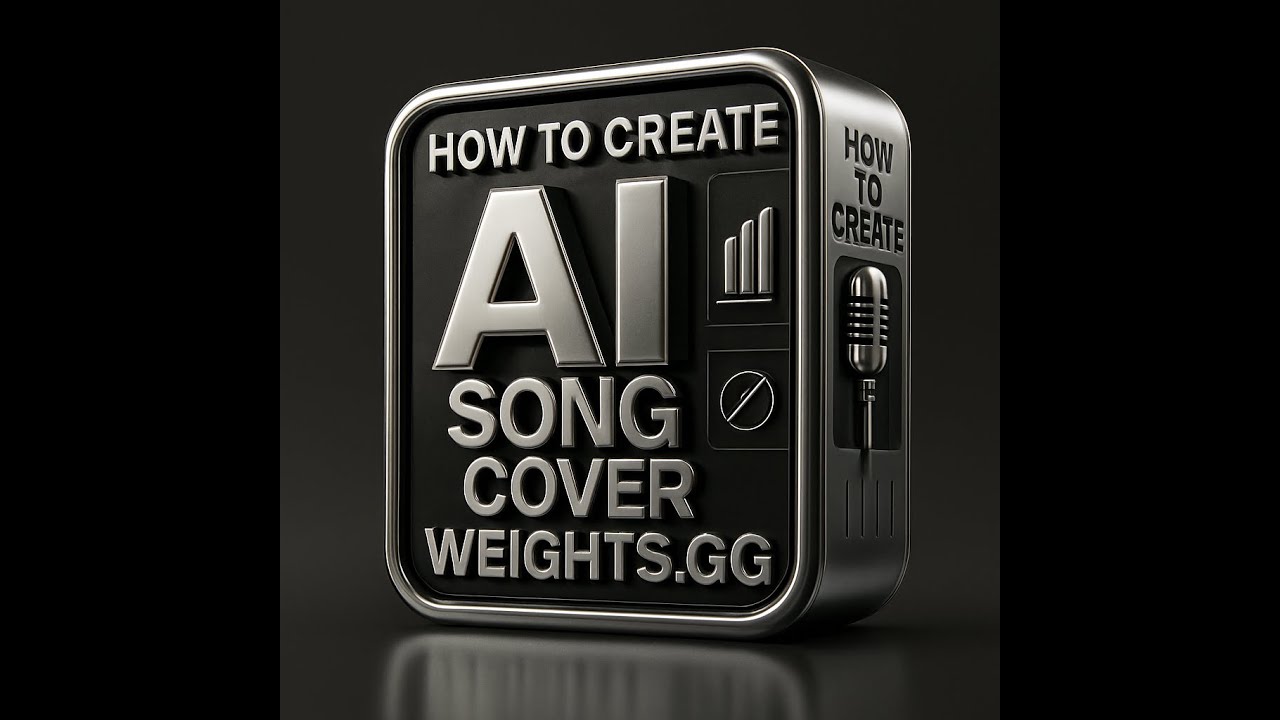 Creating An AI Song Cover Using Weights gg - YouTube
