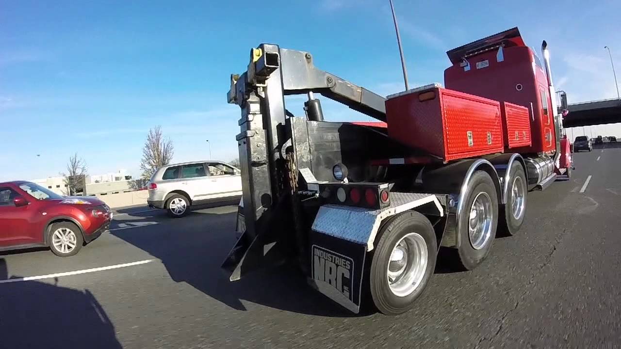 Steve's Towing Heavy Kenworth T600 Quickswap - YouTube
