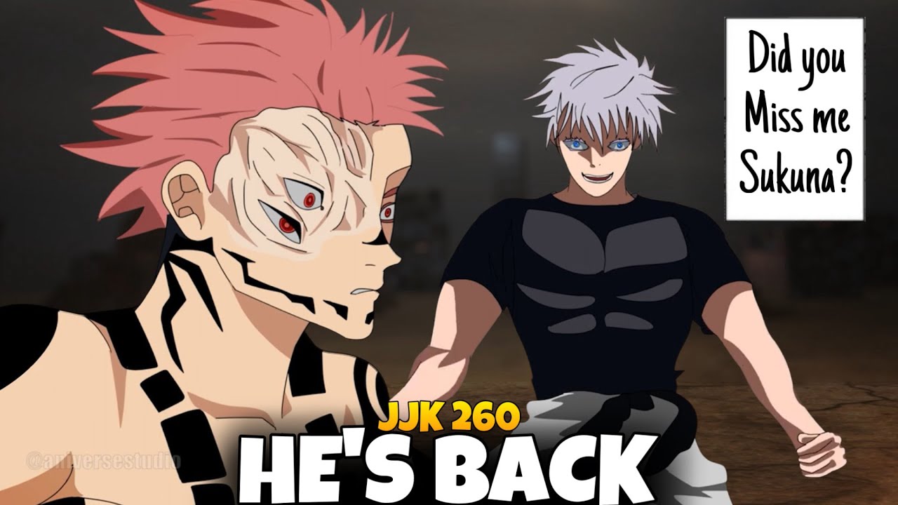GOJO is Back 🔥| JJK Chapter 260 Spoilers (HINDI) - YouTube