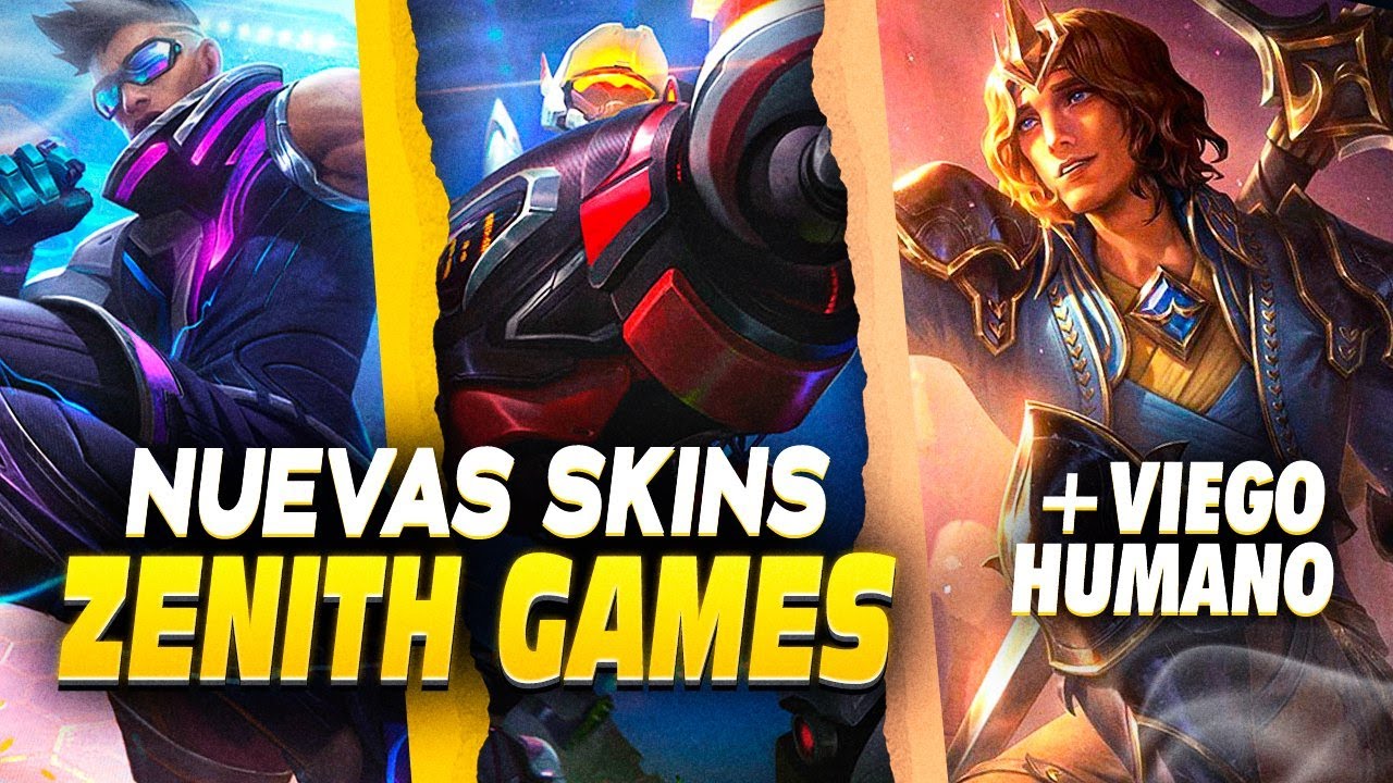 ¡NUEVAS SKINS!REY VIEGO (Humano) ZENITH GAMES LEE SIN - JAYCE ...