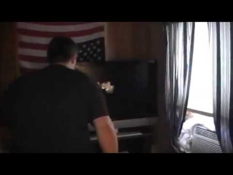 Angry Grandpa Destroys HD TV - YouTube