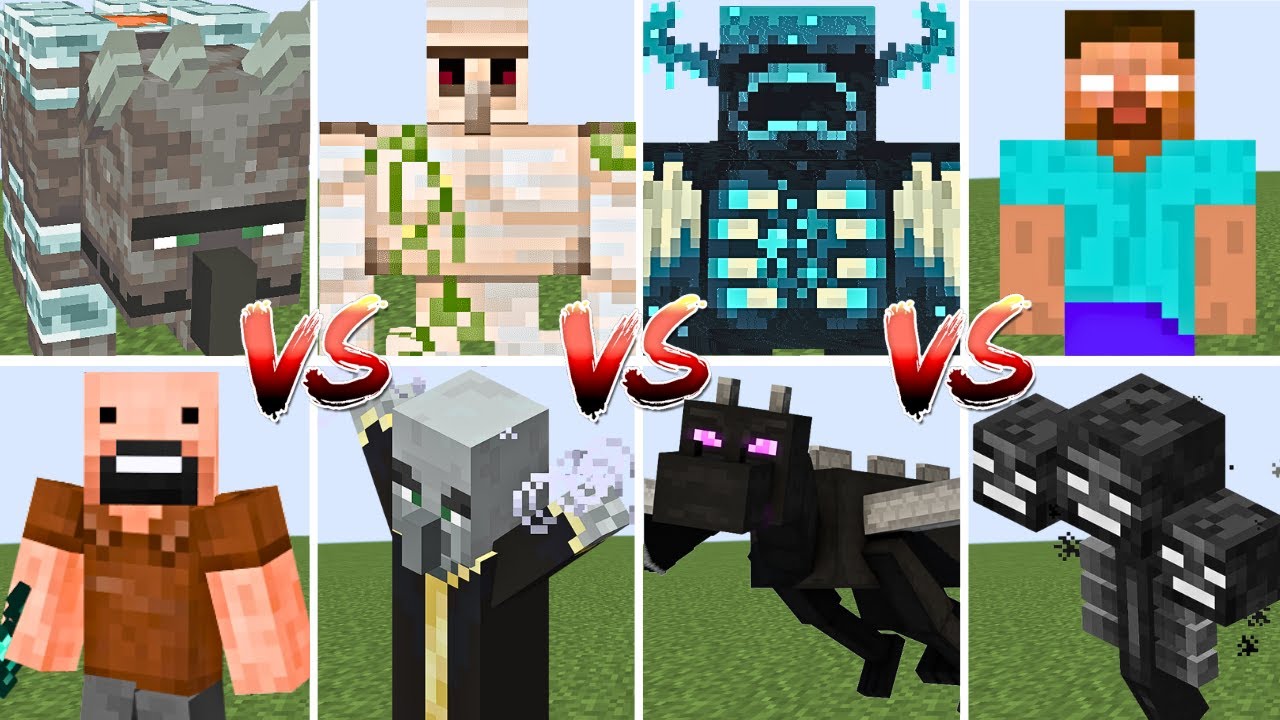 STRONGEST DEFAULT MOBS TOURNAMENT | Minecraft Mob Battle - YouTube